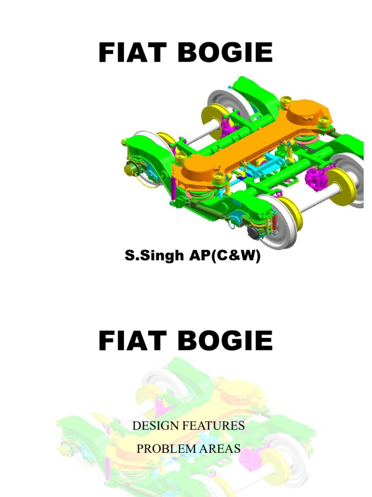 Modified Fiat Bogie Presentation 4 | PDF | Suspension (Vehicle) | Transportation Engineering