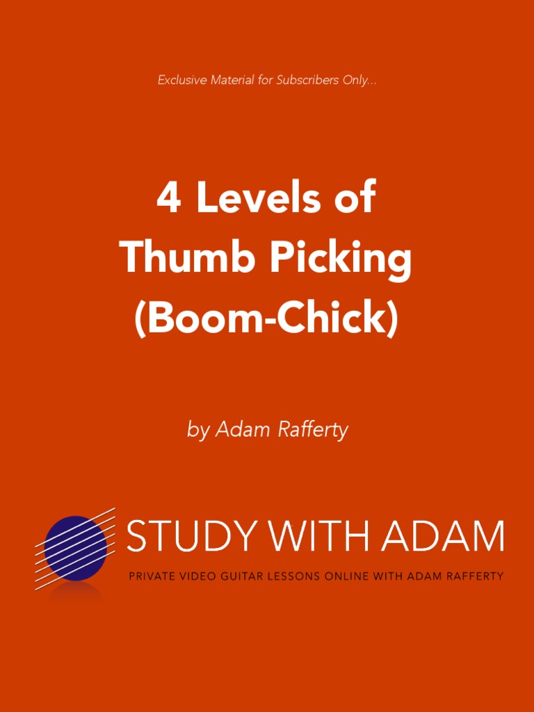 4-levels-thumb-picking | PDF | Jazz | Harmony