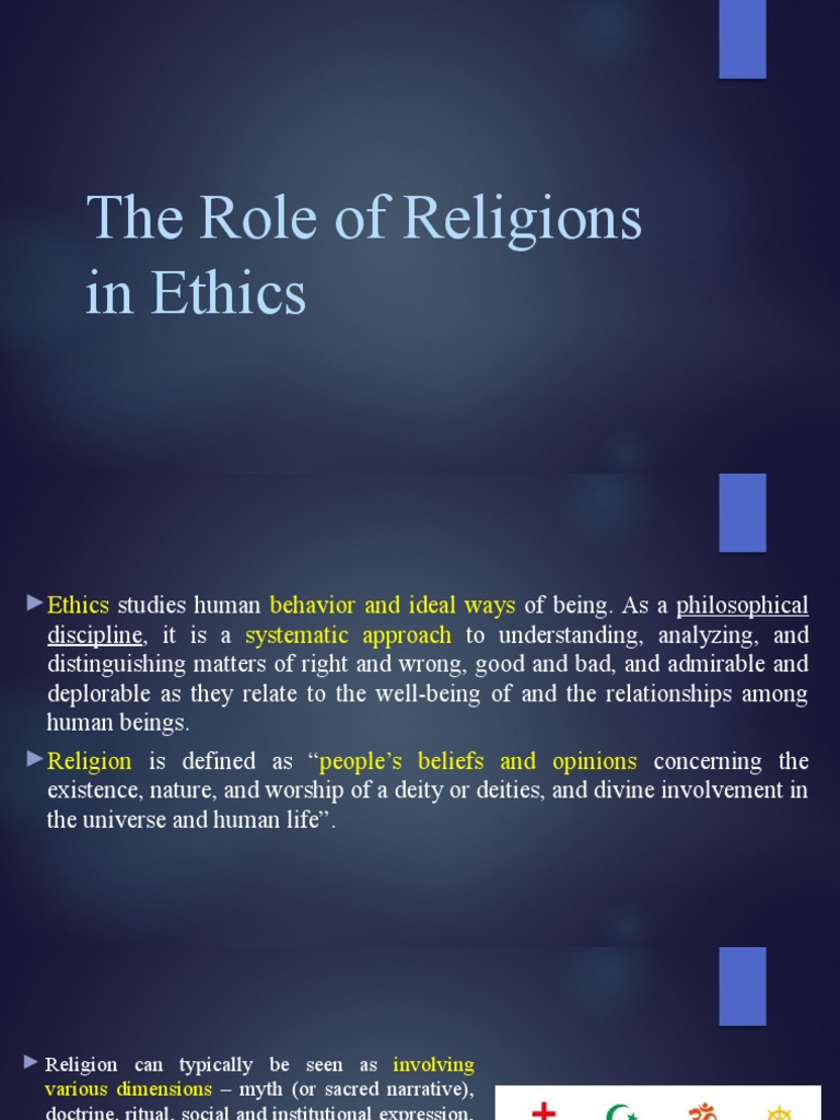 The Role of Religions in Ethics | PDF | Fundamentalism | Christian ...