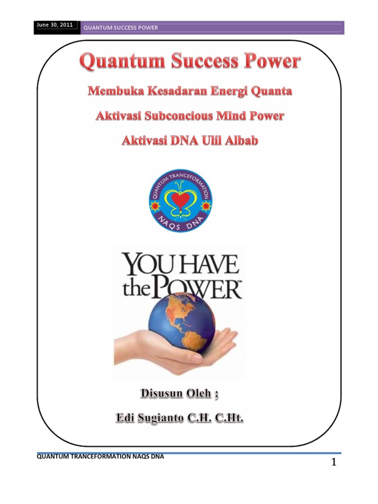 Quantum Success Power | PDF | Pengembangan Diri