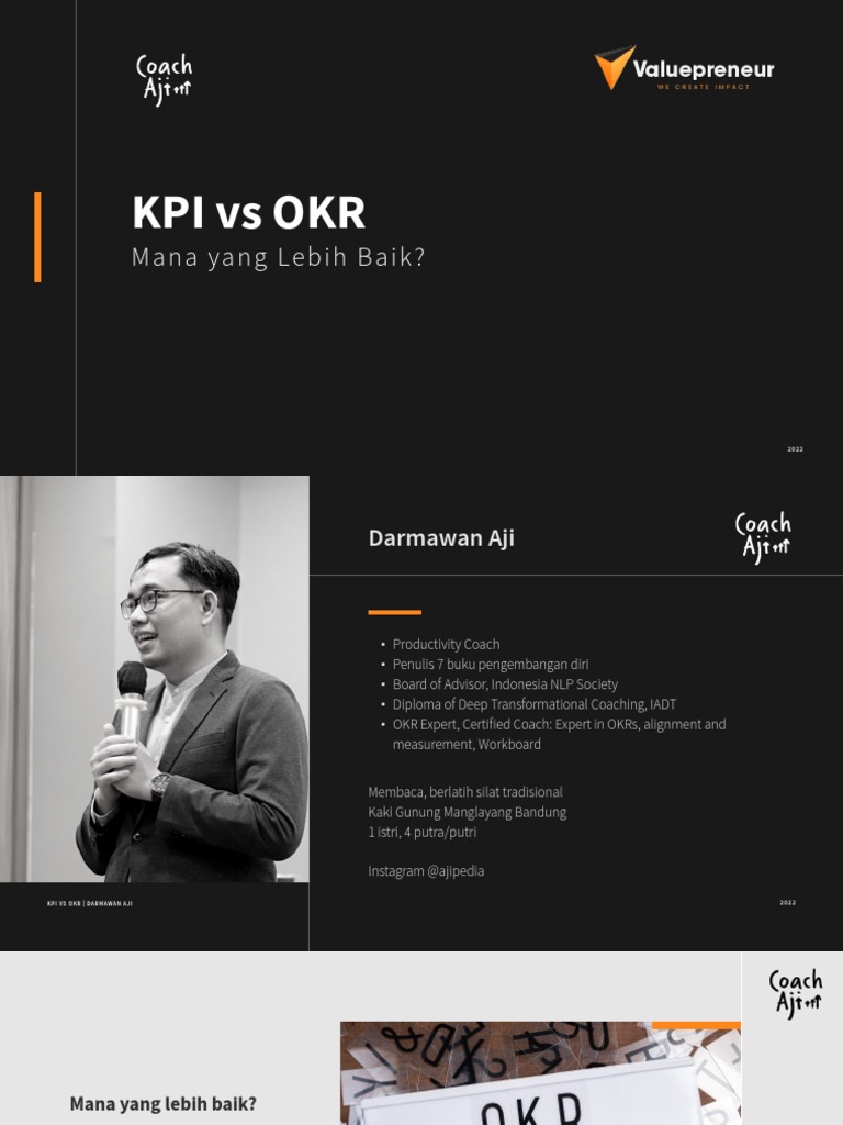 KPI vs OKR: Mengukur Kinerja yang Efektif | PDF