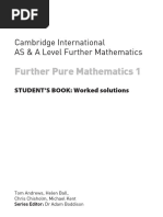 Pure Math 2 & 3 Solutions | PDF