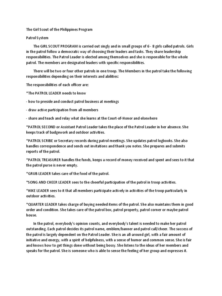 GSP Patrol System Overview | PDF