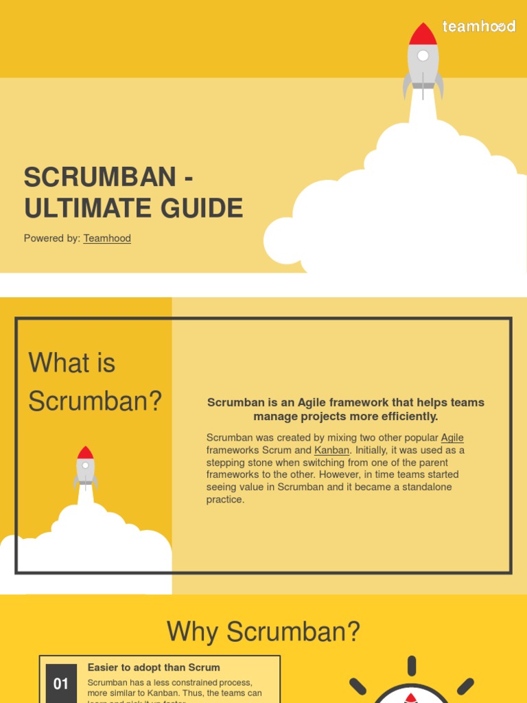 Scrumban - Ultimate Guide: Teamhood | PDF | Scrum (Software Development) | Agile Software ...