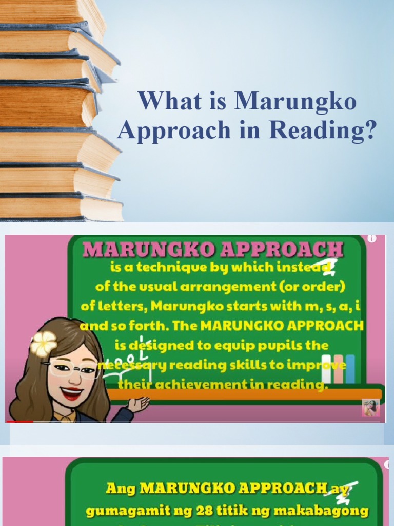 What Is Marungko Approach in Reading | PDF | Teaching Methods & Materials