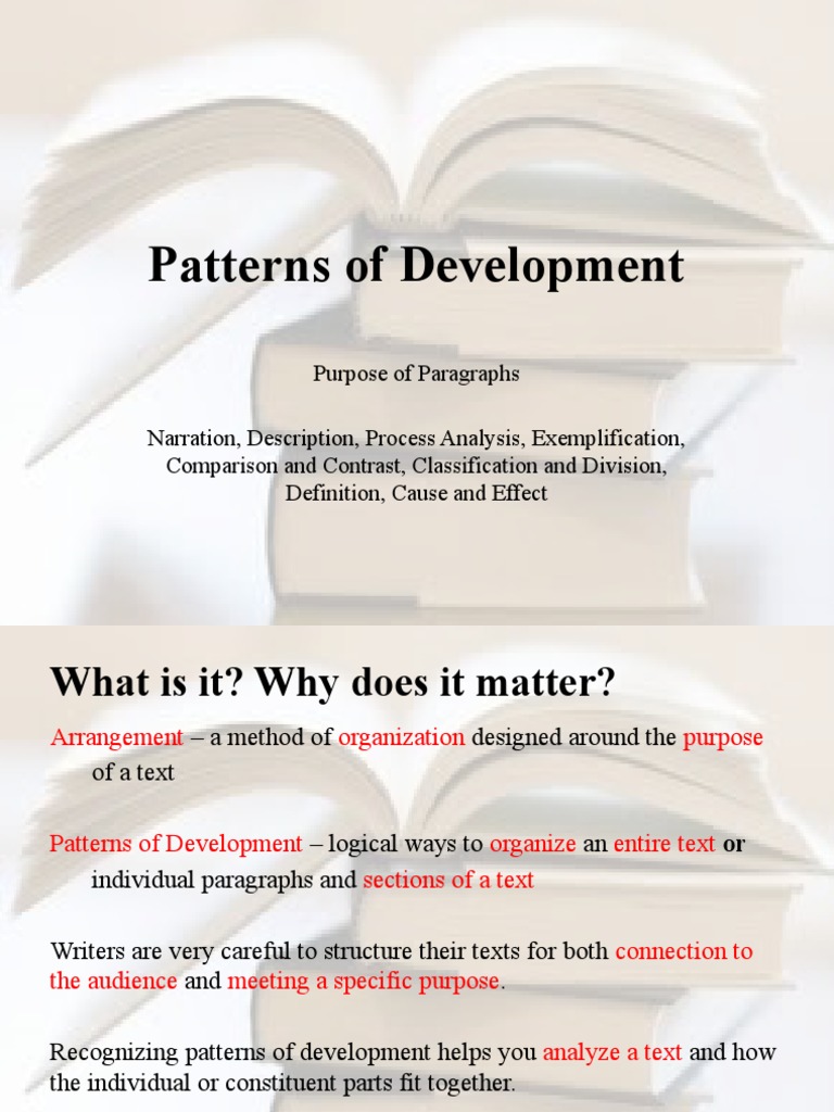 Patterns of Development | PDF | Narration