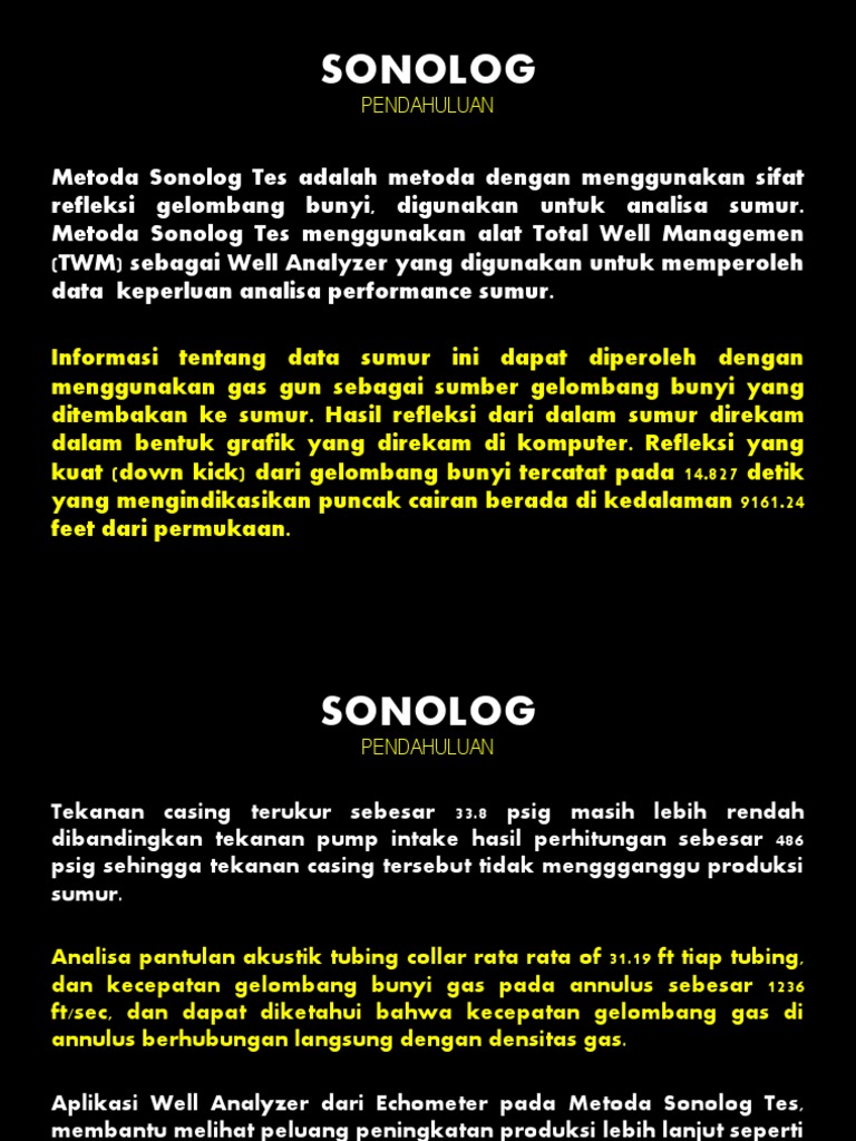 SONOLOG | PDF | Teknologi & Rekayasa