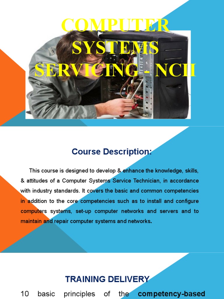 Computer Systems Servicing NCII: An Overview of the Training Program | PDF | Educational ...
