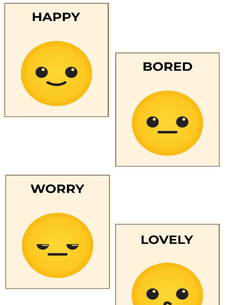 Emotions Chart | PDF