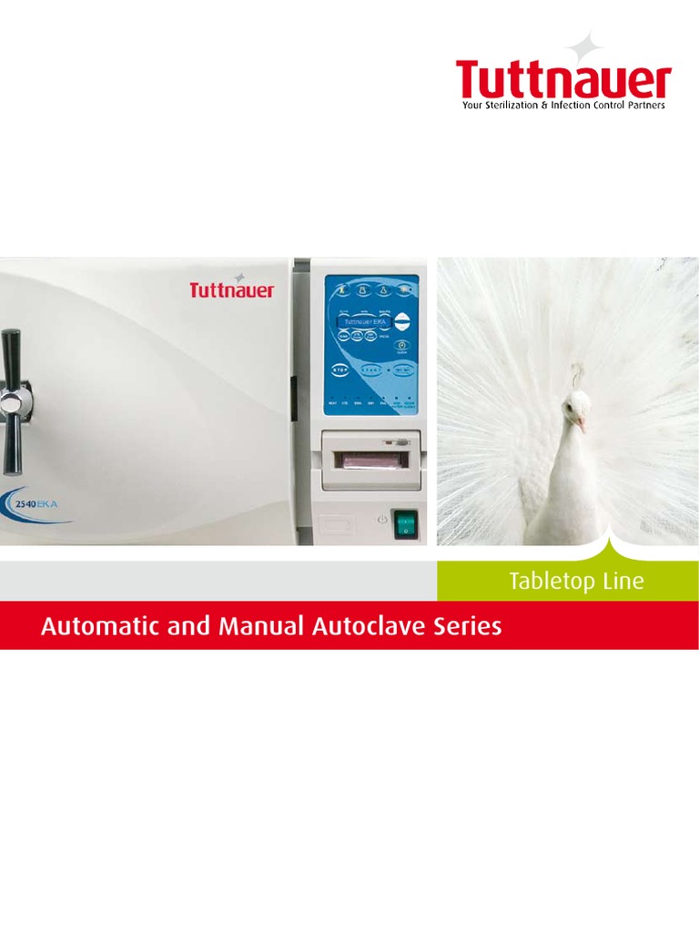 Automatic and Manual Autoclave Series: Tabletop Line | PDF ...