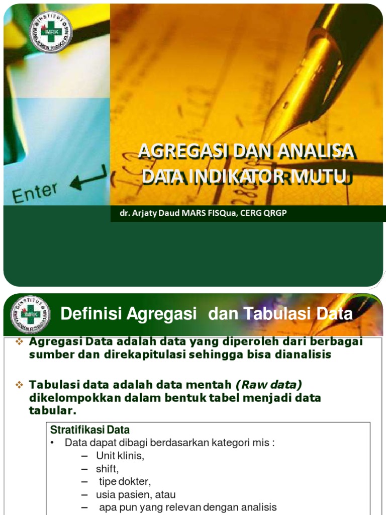 Agregasi Dan Analisa Data Indikator 2022 | PDF