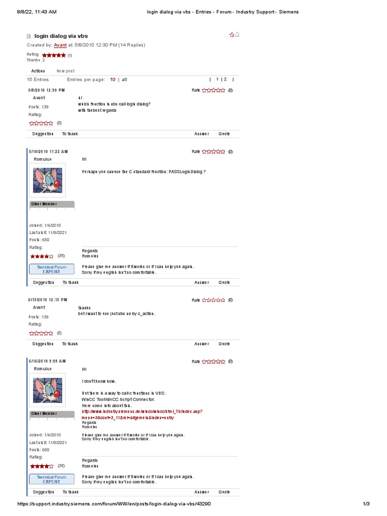 Login Dialog Via Vbs - Entries - Forum - Industry Support - Siemens ...