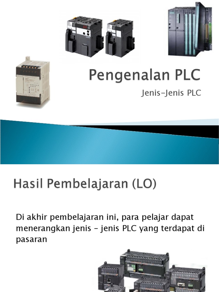 LNP 1.3 Jenis-Jenis PLC | PDF | Programmable Logic Controller | Input ...