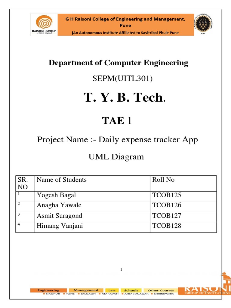 T. Y. B. Tech.: Department of Computer Engineering | PDF