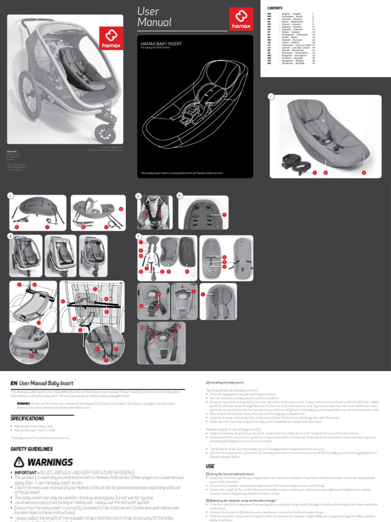 User Manual Baby Insert | PDF