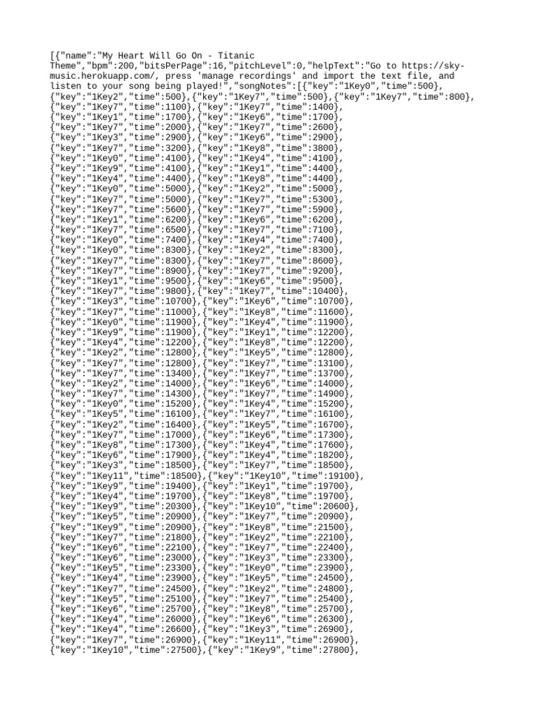 My Heart Will Go On - Titanic Theme | PDF | Computers