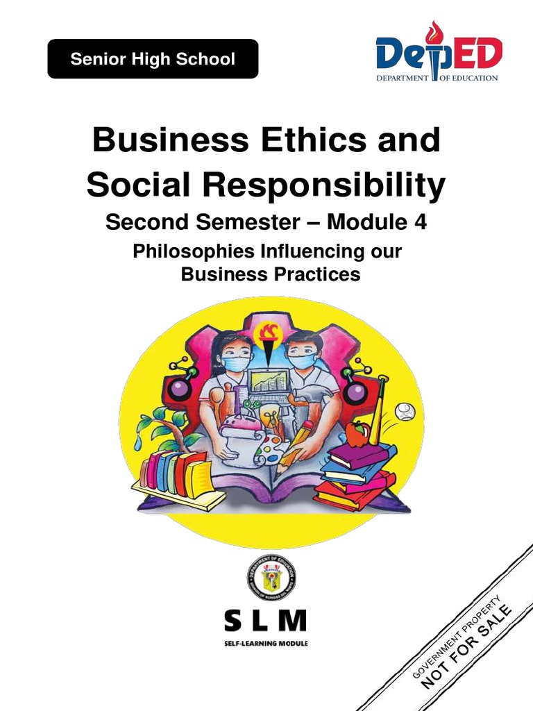 Business Ethics and Social Responsibility: Second Semester - Module 4 | PDF