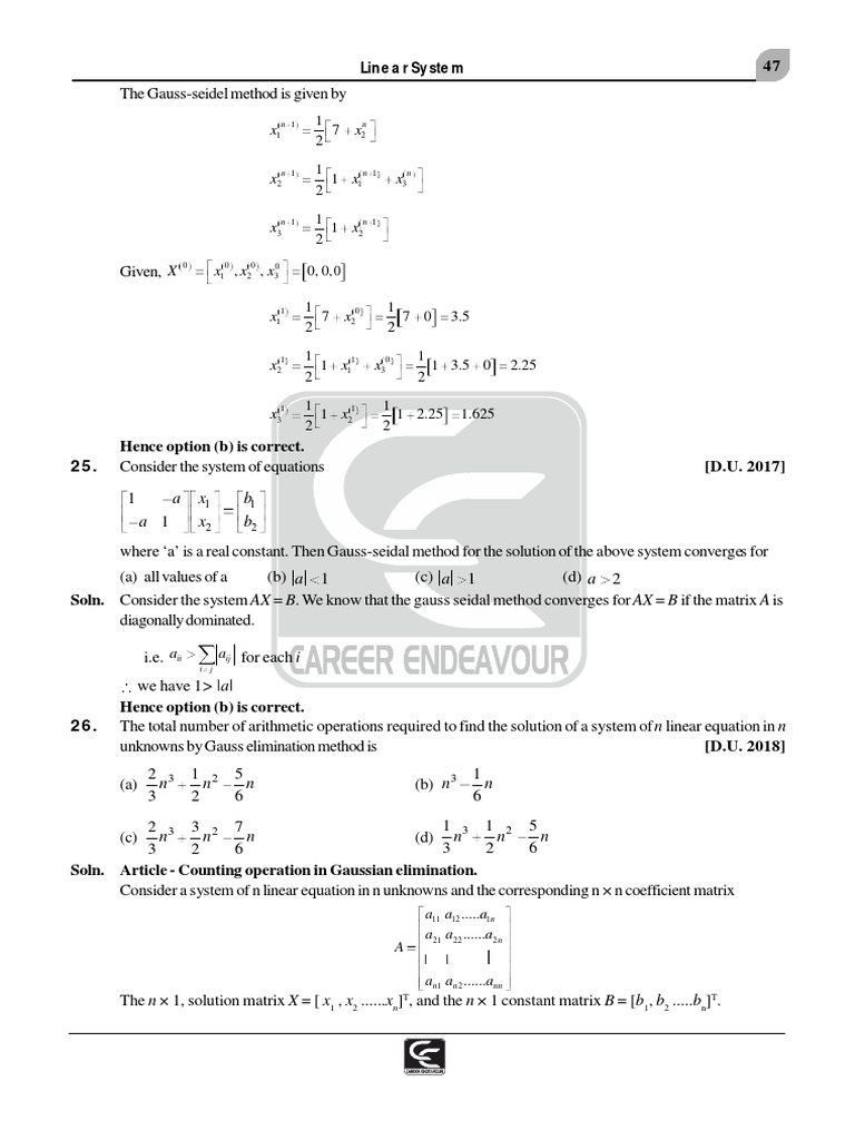 Numerical Analysis | PDF | System Of Linear Equations | Algorithms