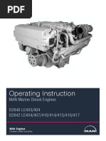 MTU 12-16V2000 M72 Operating Instructions | PDF | Turbocharger | Engines