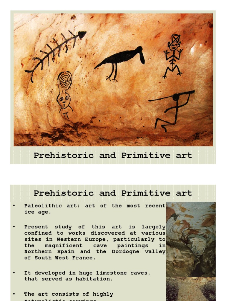 Prehistoric and Primitive Art | PDF | Paintings | Rock Art