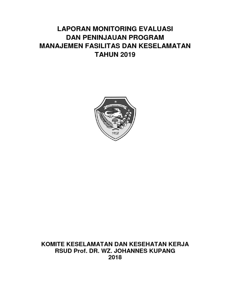 Laporan Monitoring Evaluasi Dan Pembaharuan Program MFK 2019 | PDF