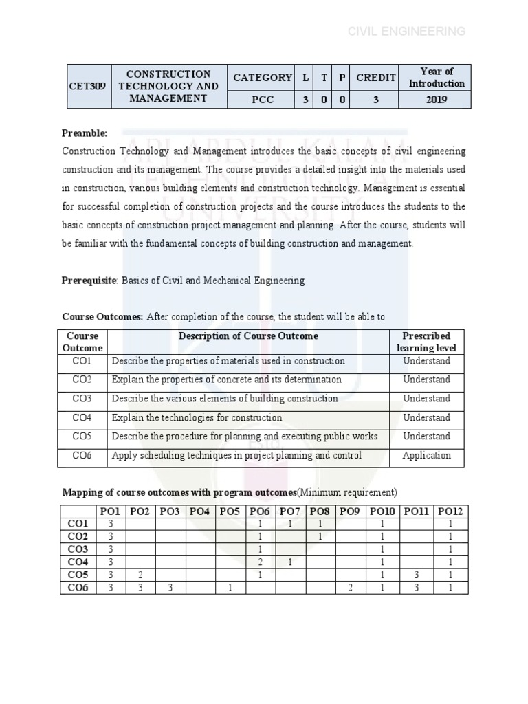 CET309 | PDF | Concrete | Civil Engineering