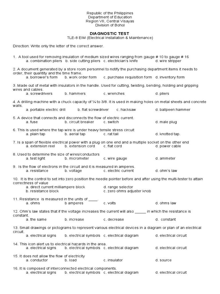 Diagnostic in Eim | PDF | Electrical Resistance And Conductance | Electrical Connector