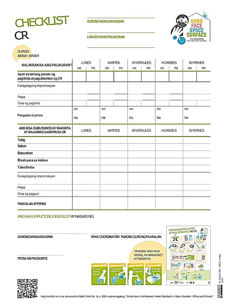 Wins Checklist | PDF