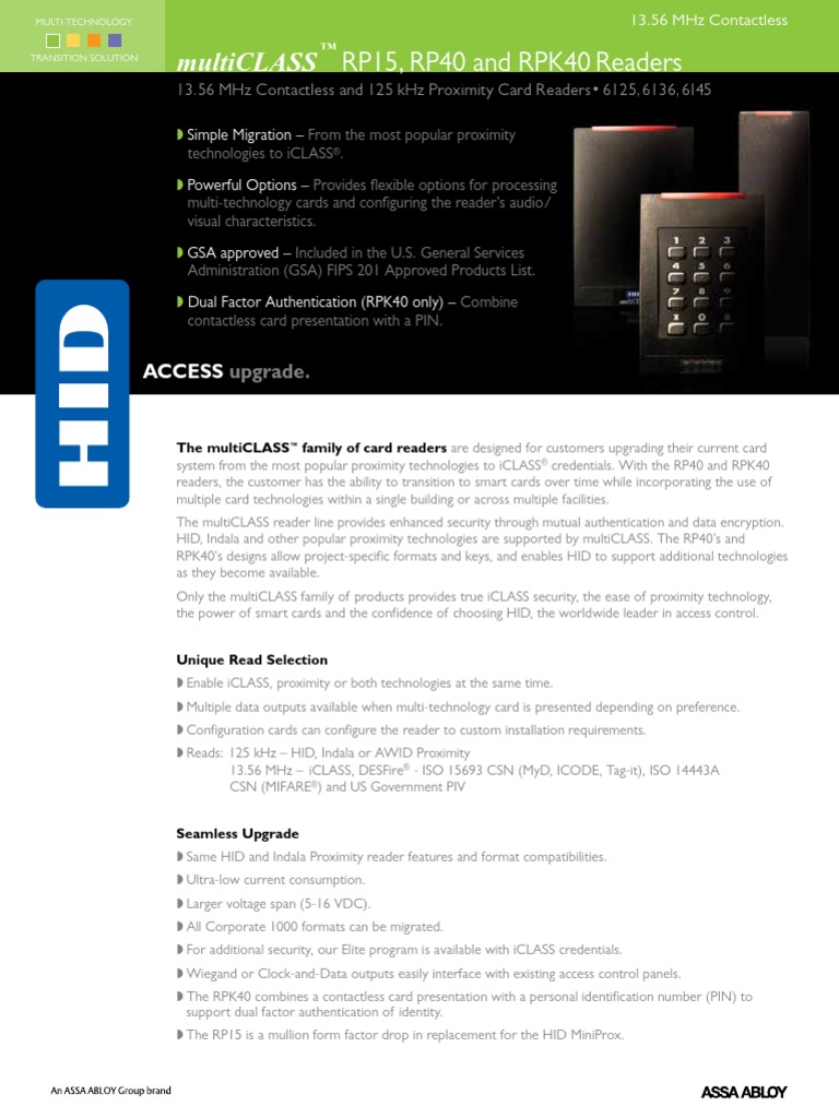 rpk40 | Access Control | Electronics