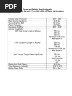 Torque Specifications For Kubota | PDF | Engines | Transportation ...