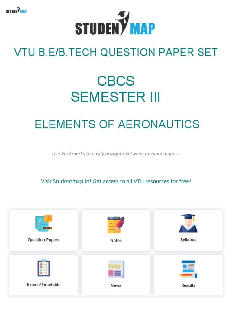 Cbcs Semester Iii: Elements of Aeronautics | PDF | Fluid Dynamics | Quantity