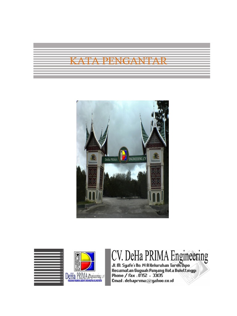 Profil CV. DeHa PRIMA ENGINEERING | PDF | Bisnis | Teknologi & Rekayasa