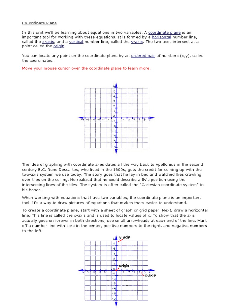 GED Maths Graphs Cheat Sheets | PDF | Cartesian Coordinate System ...