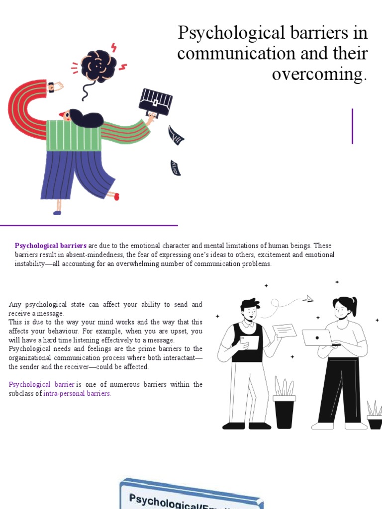 Psychological Barriers in Communication and Their Overcoming | PDF ...