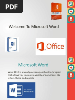 MS Word Tools and Function | PDF | Microsoft Word | Software