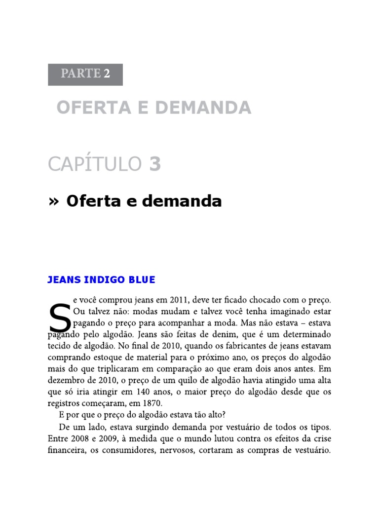 Microeconomia Paul Krugman Cap. 3 - Parte 1 | PDF | Oferta e procura | Economia