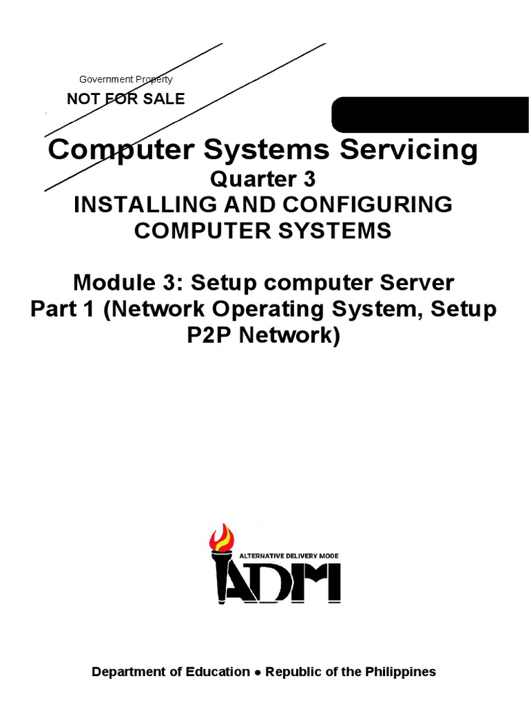 Computer Systems Servicing Pdf Computer Network Peer To Peer