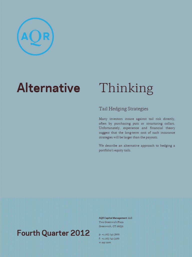 Alternative Thinking Tail Hedging Strategies | PDF | Financial Risk ...