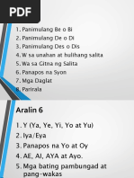 Letrang Y Worksheets | PDF