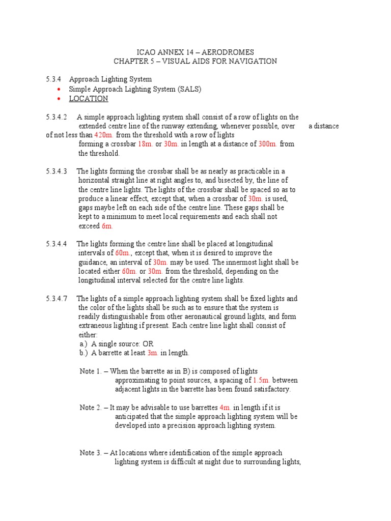 Icao Annex 14 - Aerodromes | PDF | Runway | Aerospace Engineering