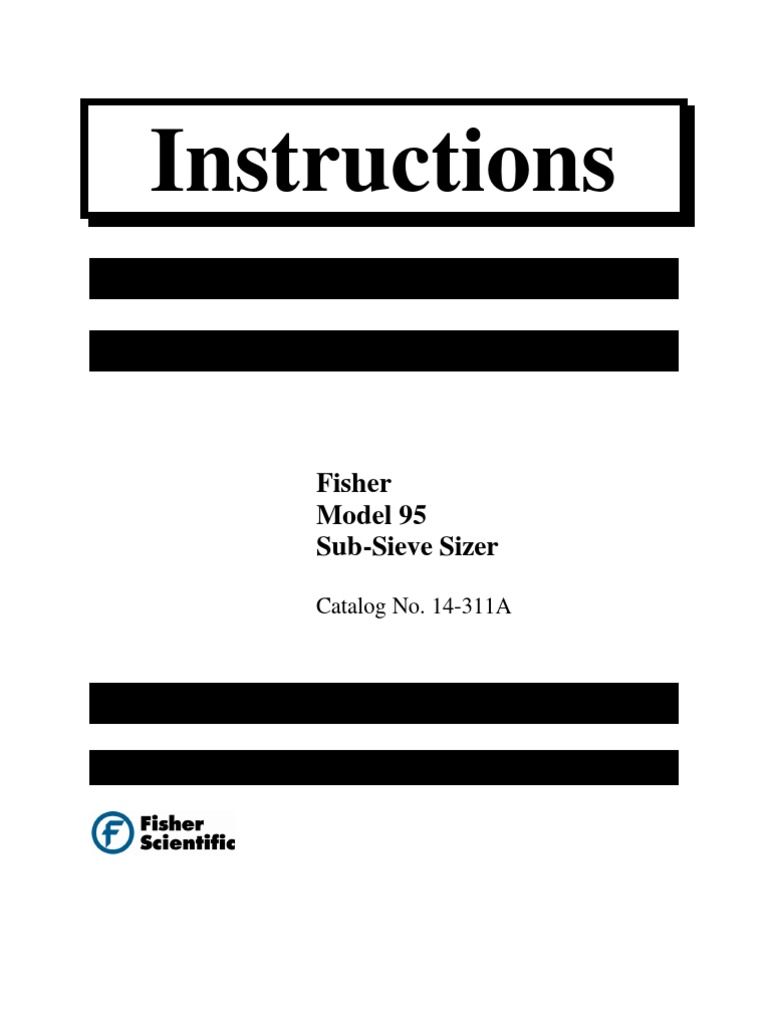 Fisher Model 95 Manual 14311A - 296027 | PDF | Calibration | Density