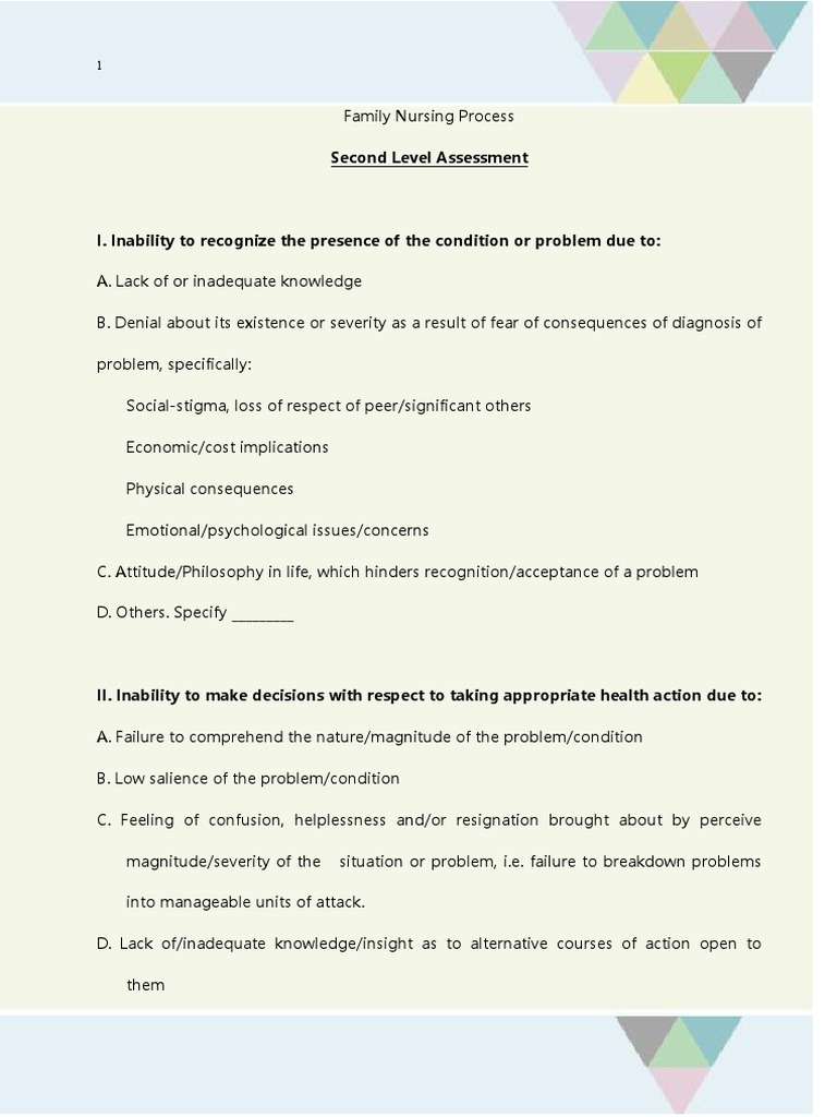 FNCP List of 2nd Level Assessment | PDF | Attitude (Psychology) | Psychology