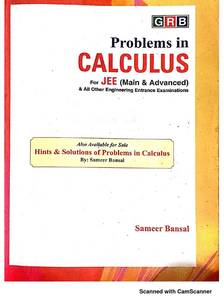 Sameer Bansal Calculus | PDF