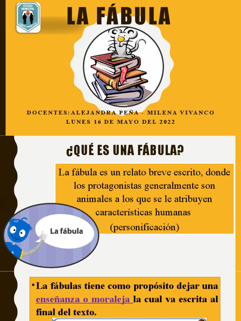 Estructura de una fábula | PDF