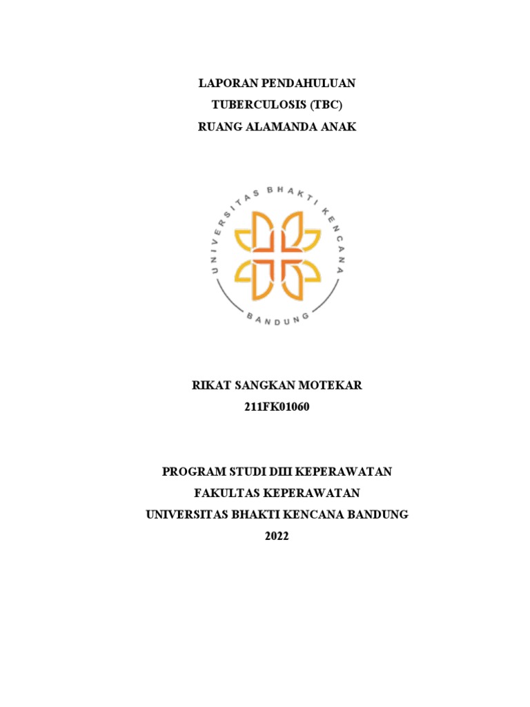 LAPORAN PENDAHULUAN TBC Docx | PDF