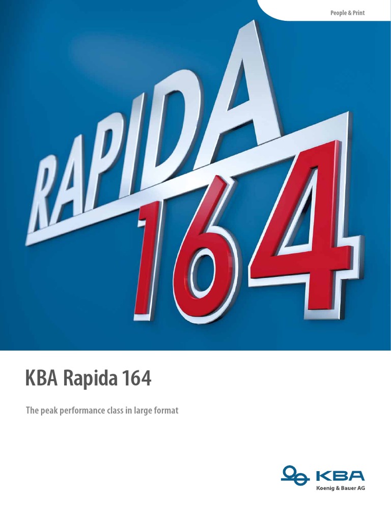 KBA Rapida 164: The Peak Performance Class in Large Format | PDF ...
