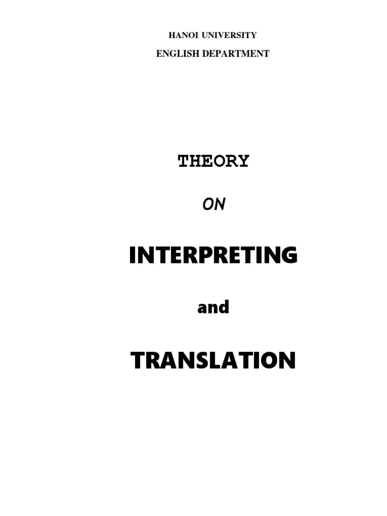 Translation & Interpreting Guide | PDF | Translations | Grammatical Number