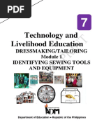 TLE HE6 Module 4 Edited | PDF | Sewing | Yarn