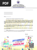 REQUEST LETTER For BFP (Color Me Run) | PDF