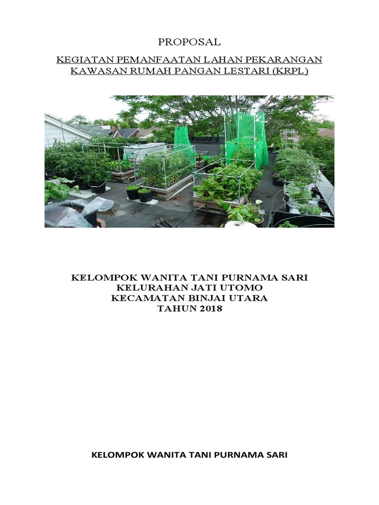 Proposal KRPL | PDF